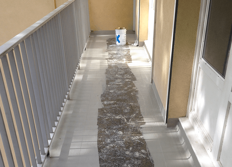 Rénovation de balcons carrelés avec Triflex BWS